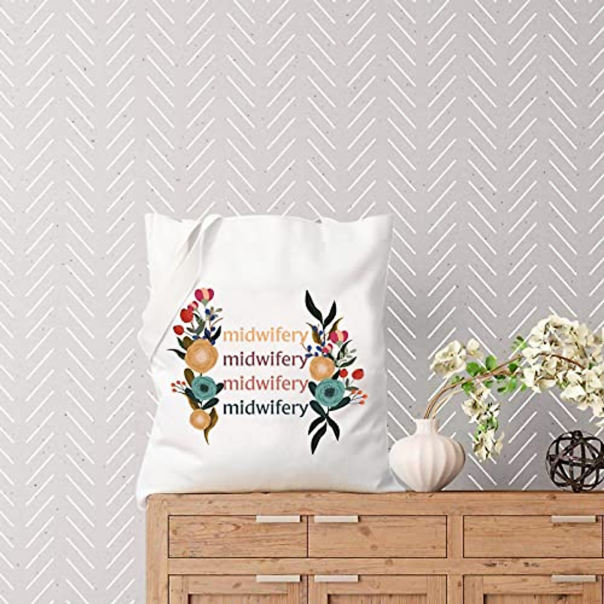 TSOTMO Midwife Gift Midwife Appreciation Midwifery Labor and Delivery Nurse Accessories Tote Bag (Midwifery tote)