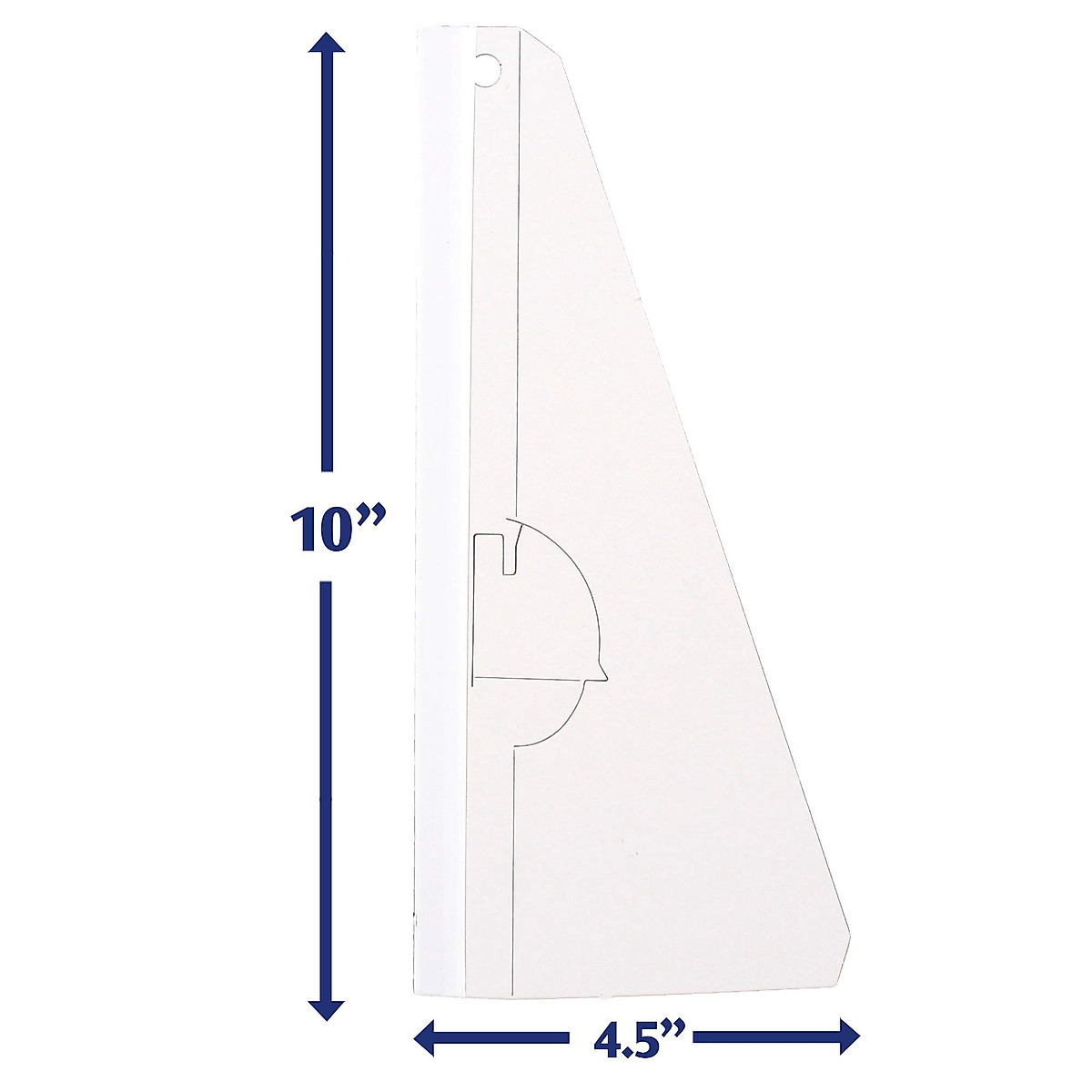 ArtSkills PA-1262 10" Easel Back Peel and Stick Poster & Project Stands, 6 Count, 6 Pack- 10 Inch, White