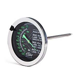 CDN ProAccurate Oven Thermometer, Pack of 1, Black