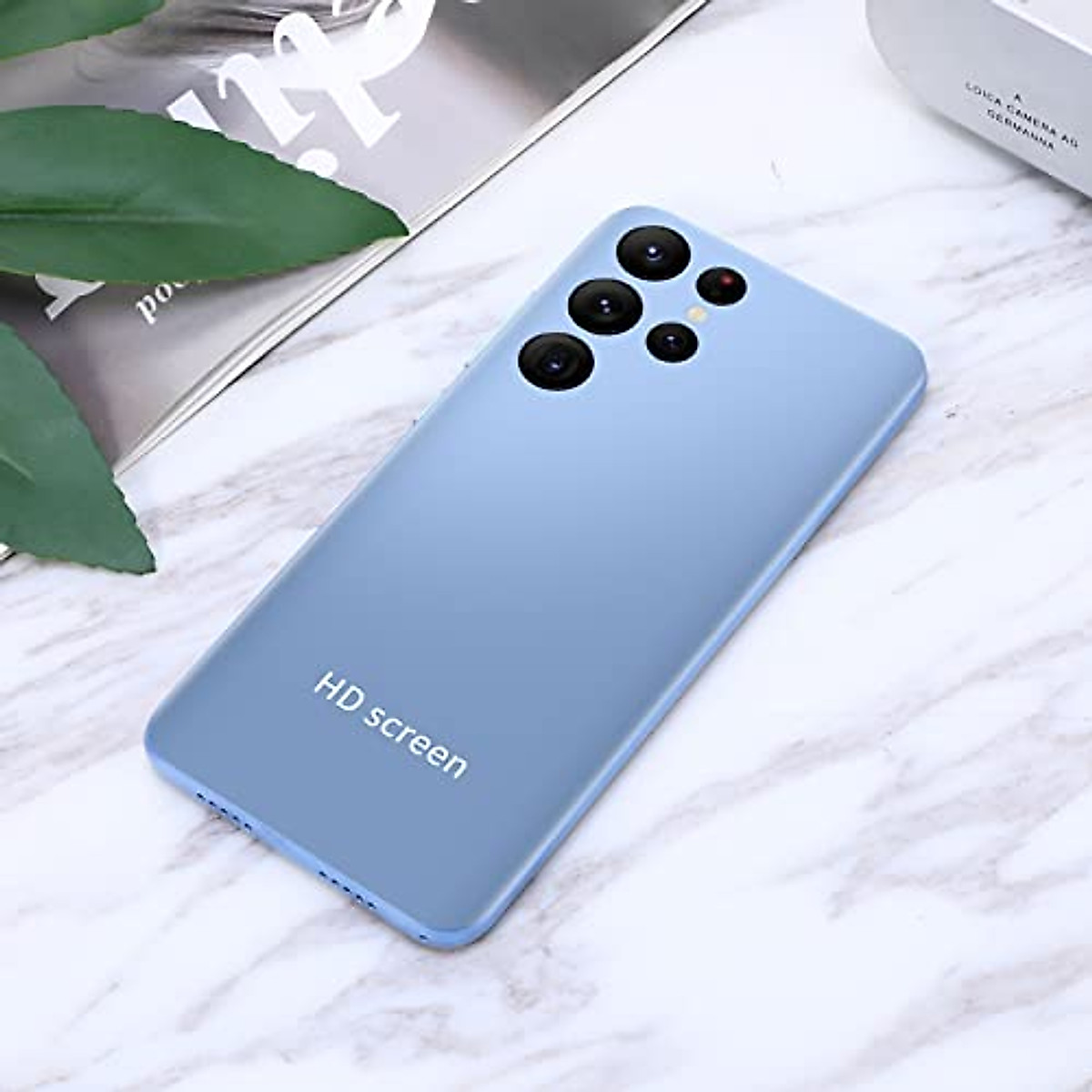 Bewinner S22 Unlocked Smartphone, 5.0in HD Screen 2GB RAM 32GB ROM Dual SIM Card 3G Cellphone with Face Recognition for Android 6.0(Light Blue)