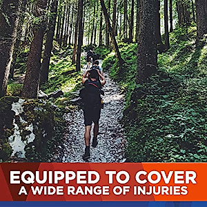 Coleman All Purpose Basic First Aid Kit for Minor Emergencies, a Light, Portable First aid kit with a Soft-Sided case - 205 Piece Red