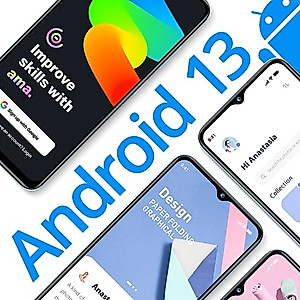 OUKITEL C35 Cellphone Unlocked,12GB RAM+256GB ROM,6.56" HD Screen Smartphone with 5150mAh Battery,50MP+8MP Camera,4G Dual SIM Android 13 Phone (Blue)