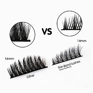 Happy Heartbeat 3D False Eyelashes Spiky Manga Wispy Natural Cat-Eye Fluffy Soft Faux Mink lashes Reusable Short Lashes 10 Pairs(H2)