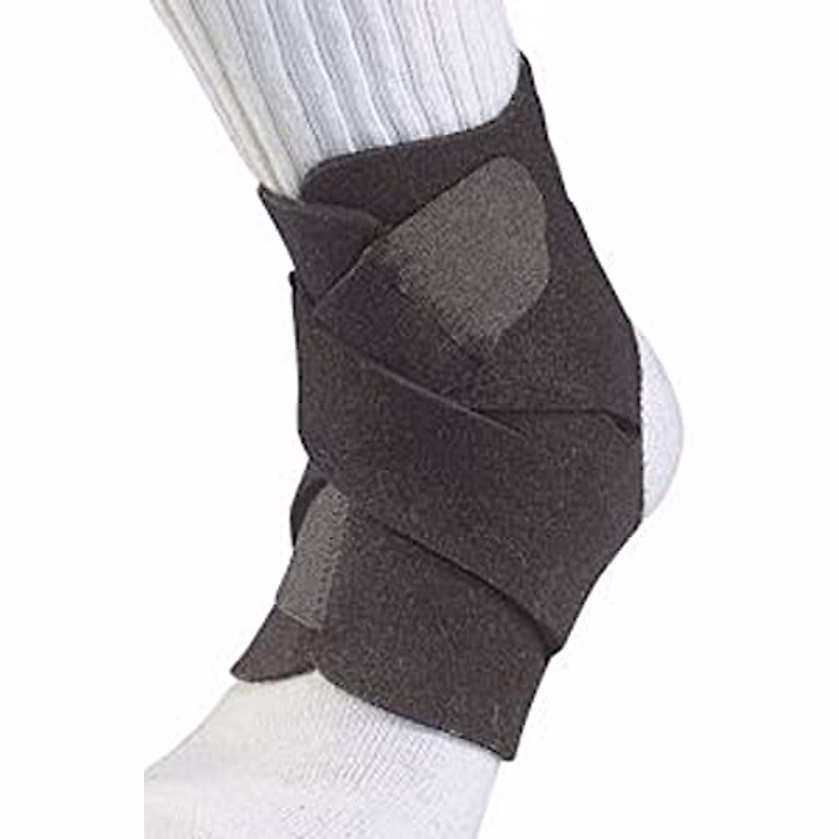Mueller Adjustable Ankle Support, Black, One Size