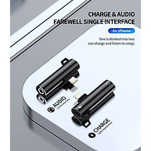 Zoyuzan Lightning to 3.5mm AUX Audio Adapter for iPhone 11, 12, Mini, Pro, Max, XS, XR - Male to Female