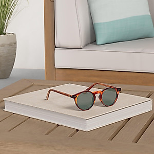 EyeGlow Retro Sunglasses Women Round Small Sunglasses Men Sunglasses for Women Polarized Lens Acetate Material Tortoise Color Green Lens