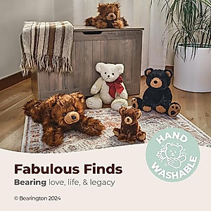 Bearington Huggy Ben Plush Stuffed Animal Brown Grizzly Bear, 19"