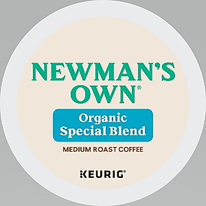 Newman's Own Organics Special Blend, Single-Serve Keurig K-Cup Pods, Medium Roast Coffee, 96 Count