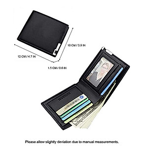 yushert Anime Pu Leather Wallet Money Clip Bifold Card Holder (#4)