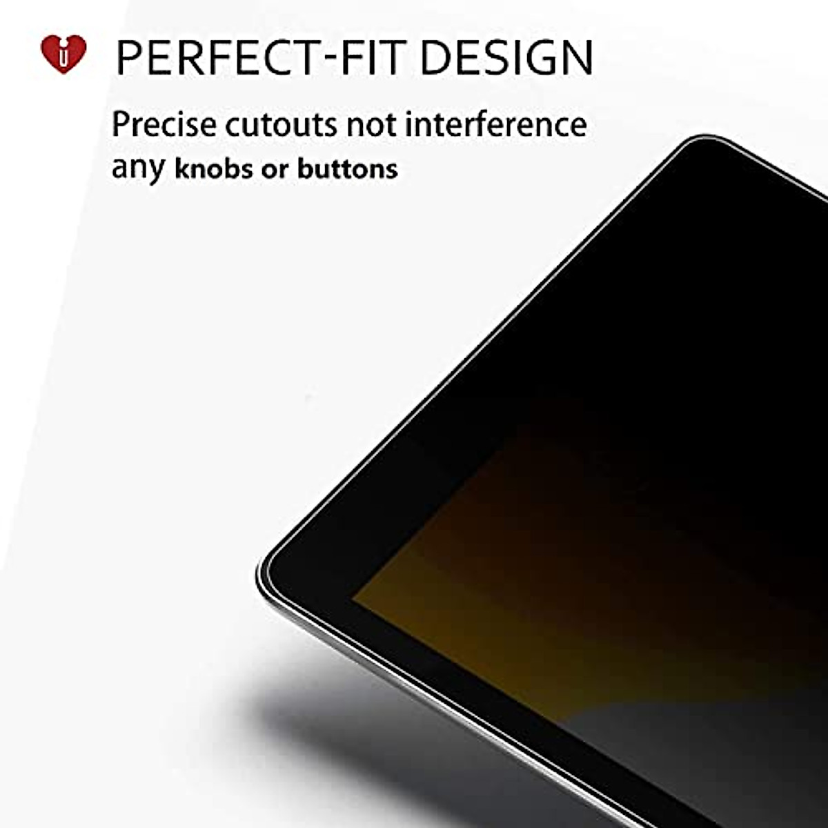 GEAMCAR Screen Protector Compatible with Chrysler Pacifica 2021 2022 [Compatible with 10.1 Inch Touchscreen] - Tempered Glass Compatible With Pacifica Uconnect 5