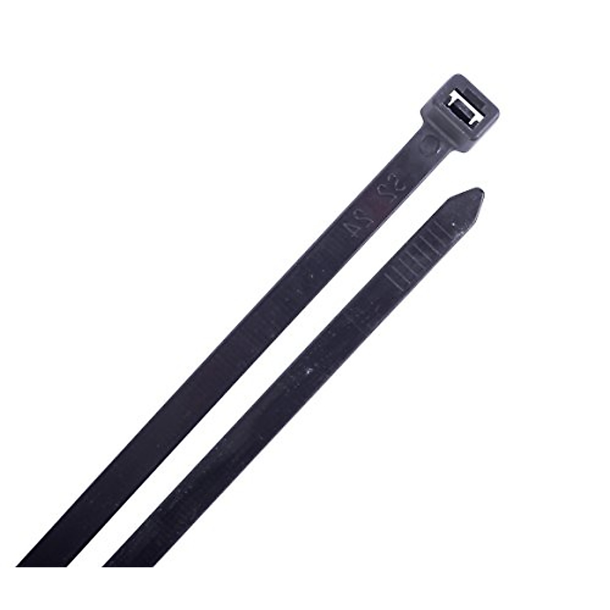 SecuriTie CT5-40100UVB Cable Ties, 5 Inch., 40 Lbs Tensile Strength, Wire & Cord Management / Industrial / Household Use, Nylon Zip Tie, 100 Pk, UV Black