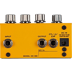 Boss OD-200 Hybrid Drive Bundle with Power Supply, Instrument Cable, Patch Cable, and Picks