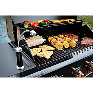Permasteel PA-12002-AM Flexible Gooseneck LED BBQ Magnetic Base, 2-Pack, Black Grill Light