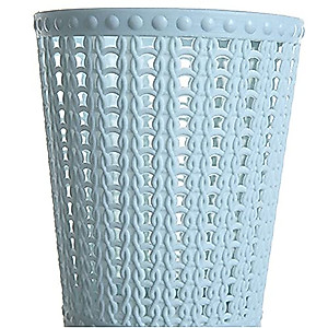 HOIRIX 2Pack Mini Wastebasket Round Plastic Small Desktop Trash Can Garbage Bin for Bathrooms,Kitchens, Home Offices (Color : Pink, Size : 2Pack)