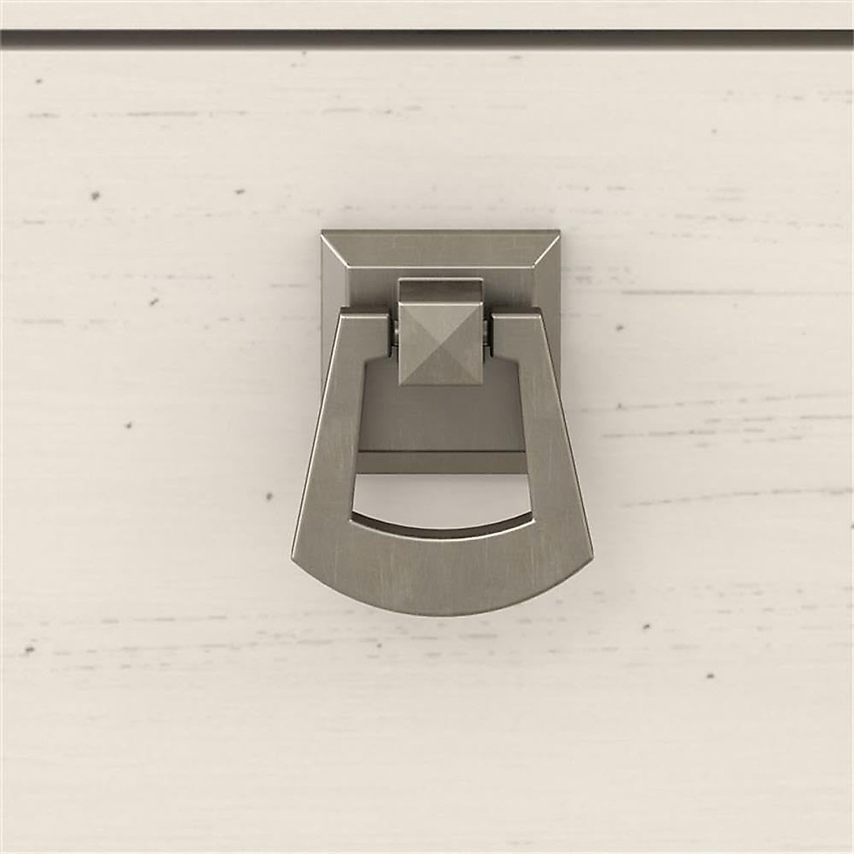 Bush Furniture Salinas 60W L Shaped Desk with Lateral File Cabinet and 5 Shelf Bookcase in Vintage Black