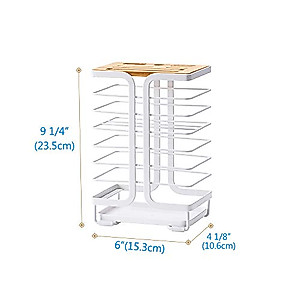 Poeland Knife Block Kitchen Knife Holder Storage Organizer