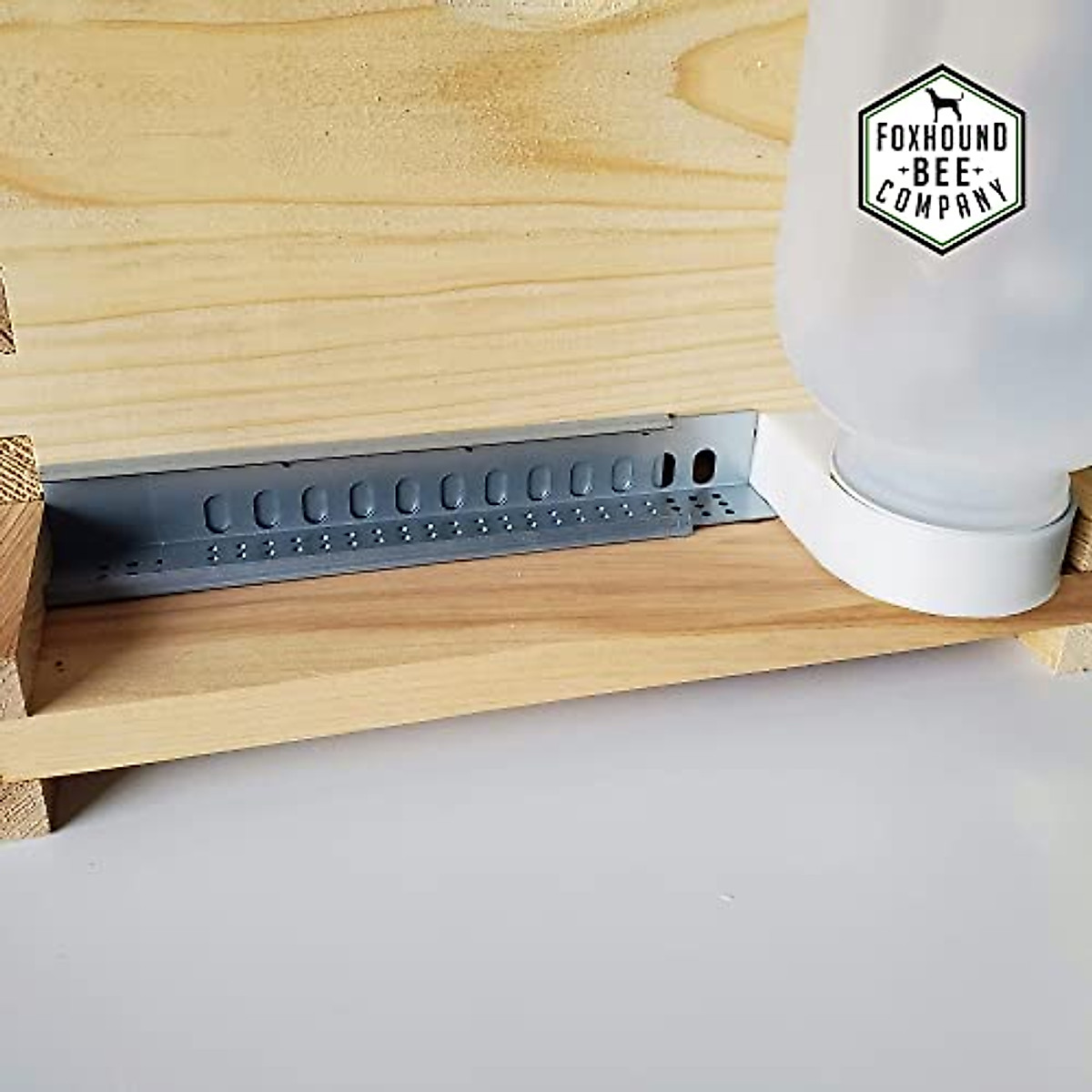 Entrance Reducer and Mouse Guard for 8 or 10 Frame Bee Hive, Used for Beekeeping with No-Rust, Universal Stainless Steel Metal Design for Winter and Year Around, 4-Pack