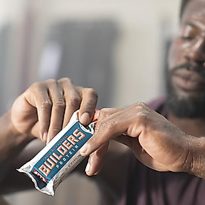 CLIF Builders - Vanilla Almond Flavor - Protein Bars - Gluten-Free - Non-GMO - Low Glycemic - 20g Protein - 2.4 oz. (6 Pack)