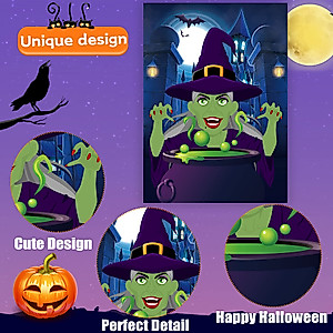 Halloween Party Games for Kids Pin the Nose on The Witch Game Hocus Pocus Games for kids ​Halloween Hocus Pocus Party Activities Decorations Pin The Tail Game for Halloween Themed Party Favors