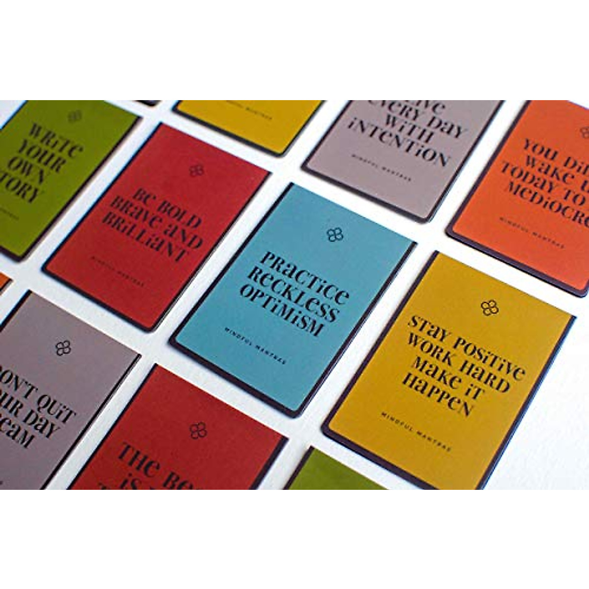 Folio Magnetic Bookmarks -Optimistic Positive Quote Bookmarks Gifts- Set of 12 Inspirational Bookmarks for All Ages, Men, Women, Teens Girls Students for Friends & Coworkers