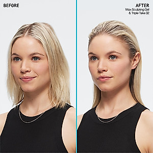 Redken Max Sculpting Gel | For All Hair Types | Provides Body & High Shine Finish | Long-Lasting Shape Styling | Flake-Free Control & Added Thickness | Maximum Hold | 8.8 Oz