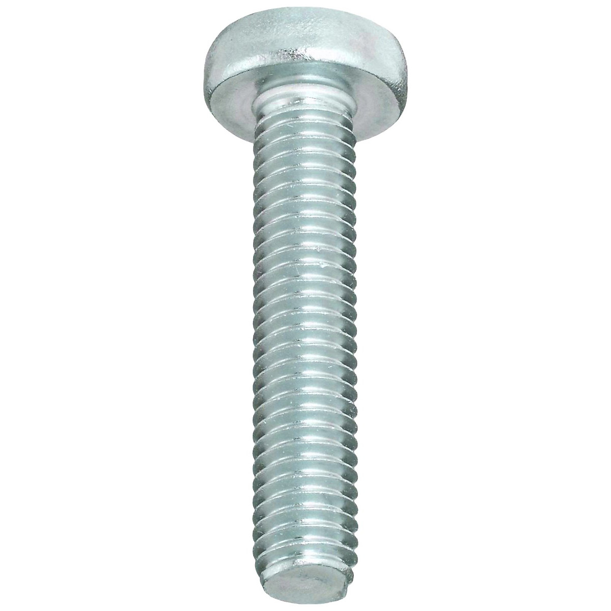 Small Parts Steel Machine Screw, Zinc Plated Finish, Pan Head, Phillips Drive, Meets DIN 7985, 35mm Length, Fully Threaded, M8-1.25 Metric Coarse Threads (Pack of 10)