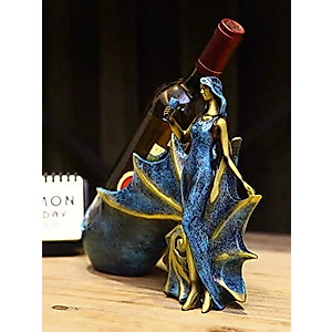 CicodonaGift Wine Bottle Holder -Belle Sea Decor Perfect for Home Kitchen Decor & Kitchen Storage Rack