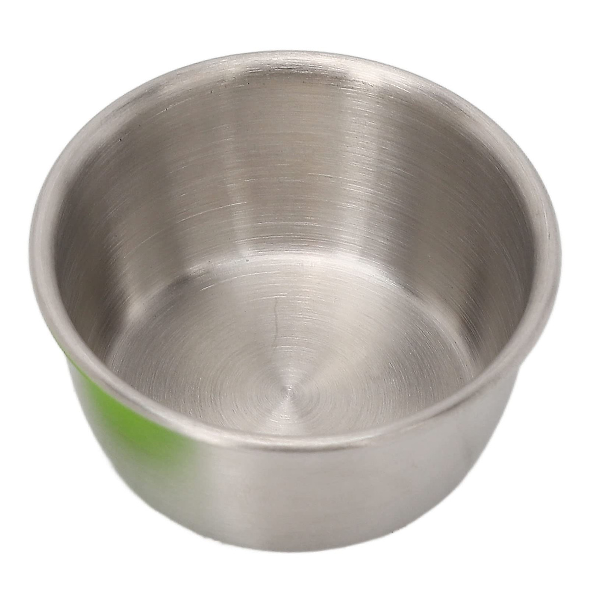 50ml Leak Proof Container, Storage Container, Beauty Salon Essential Oil Cup Portable Stainless Steel Condiment Salad Dressing Container with Lid (Green)