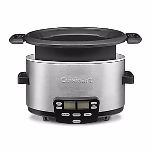 Cuisinart MSC-400 3-In-1 Cook Central 4-Quart Multi-Cooker: Slow Cooker, Brown/Saute, Steamer, Silver