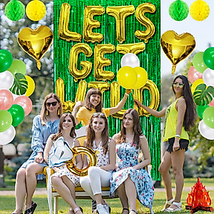 Lets Get Wild Banner Balloons Jungle Theme Bachelorette Party Decorations Kit Safari Bachelorette Party Photo Backdrop bridal Shower Decor Bachelorette Balloons Decor Balloon Banners