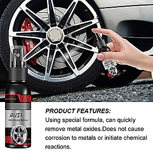 Hulzogul 30/100ml Car Rust Remover Wheel Cleaner, Auto-Rost-Entferner, Car Rust Remover, Rim and Tyre, Car Maintenance Cleaning Rust Remover