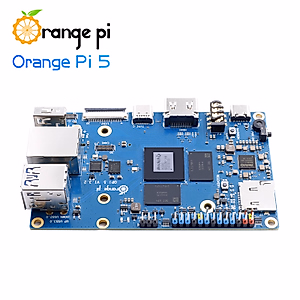 Orange Pi 5 8GB Rockchip RK3588S 8 Core 64 Bit Single Board Computer, 2.4GHz Frequency Open Source Development Board Mini PC Desktop Run Orange Pi OS, Android12, Debian11 (Pi 5 8GB+5V4A Type C Supply)