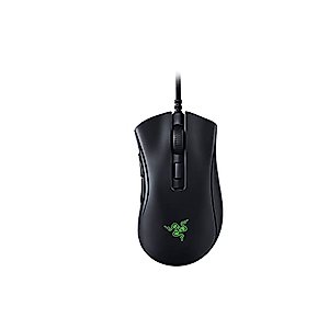 Razer DeathAdder v2 Mini Gaming Mouse: 8500K DPI Optical Sensor - 62g Lightweight Design - Chroma RGB Lighting - 6 Programmable Buttons - Anti-Slip Grip Tape Included - Classic Black