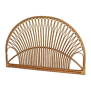 South Shore Balka Rattan Wall-Mounted Headboard, Queen