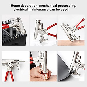 10 in 1 Multifunctional Hammer Pliers Pipe Wrench Screwdriver Nail Gun Steel Nails Outdoor Multifunctional Tool Universal Hammer Pliers Tool