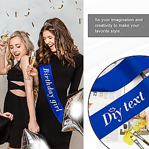 Blue Sash 12 Pcs Dark Blue Sashes Royal Blue Blank Sash Bulk Prom Queen Sash Senior Sashes Class Of 2024 Blank Sashes For Pageants Graduation Sash Groom Sash Diy Birthday Sash For Men Party Favors