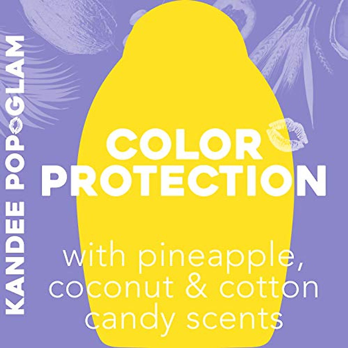 OGX Kandee Johnson Collection Mermaid Moisture Deep Conditioning Hair Mask for Color-Treated Hair, Sulfate-Free Surfactants Moisturizing Treatment for Dry Damaged Hair, 6 oz, Floral