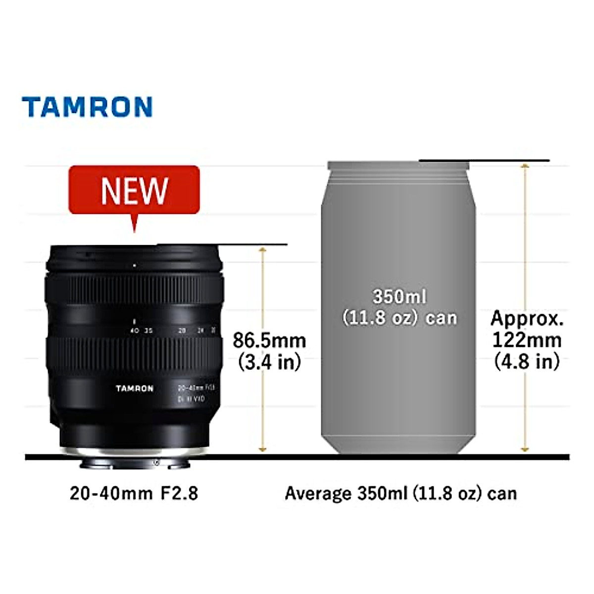 Tamron 20-40mm f/2.8 Di III VXD Lens for Sony E-Mount Full Frame Mirrorless Cameras