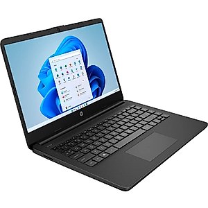 HP Stream 14inch HD Display, Intel Celeron Dual-Core Processor, 8GB DDR4 Memory, 128GB Storage (64GB eMMC+64GB Card),WiFi,Webcam,Bluetooth,1-Year Microsoft 365, Windows 11 S, Jet Black | TGCD Bundle