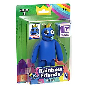 Rainbow Friends – Blue Action Figure (5" Tall Posable Figure, Series 1)