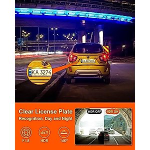 【Bundle: Vantrue E1 Lite 1080P WiFi Mini Dash Cam with GPS and Speed + CPL + Type C USB Hardwire Kit】 E1 Lite 1080P WiFi Mini Dash Cam with GPS and Speed, Free APP, Voice Control