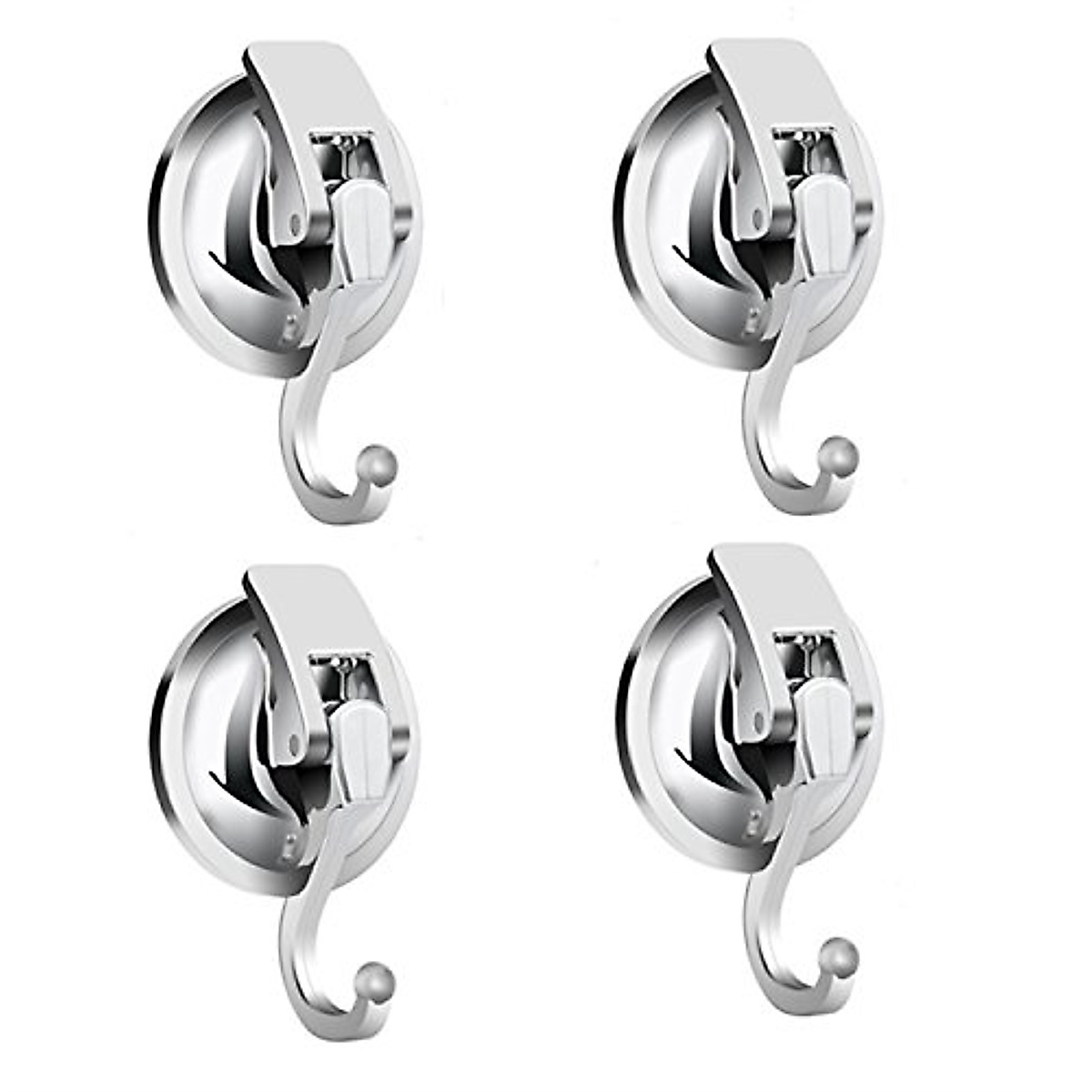 iRomic Heavy Duty Vacuum Suction Cups Hooks (4Pack) Specialized for Kitchen&Bathroom&Restroom Organization