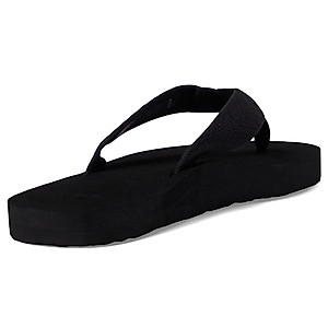 Teva womens Mush Ii-w flip flop sandals, Fronds Black, 9 US