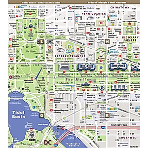 MallSmart® Washington DC Map by VanDam -- Laminated City Street pocket map with all museums, sights, monuments, government buildings and hotels plus ... Map – 2024 Edition (StreetSmart)