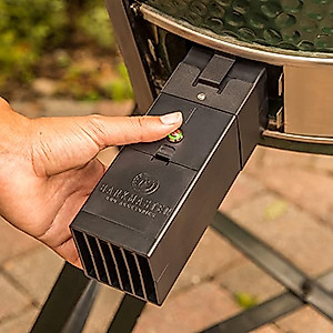 BARKMASTER BBQ ACCESSORIES Charcoal FastStart Blower Fan with Auto Shut-Off - Compatible with The Big Green Egg Line of Smokers - Big Green Egg Accessories