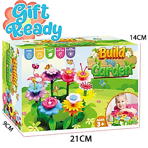 Innorock Flower Garden Building Toys for Girls - Flower Stacking Toys for Toddlers, STEM Toys, School Educational Activity, Kids Crafts, Birthday Gifts for Girls 3 4 5 6 7 8 Year Old Girl Gift