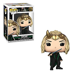POP Marvel: Loki - Sylvie Funko Pop! Vinyl Figure (Bundled with Compatible Pop Box Protector Case), Multicolored, 3.75 inches