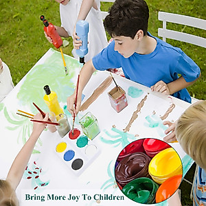 Hajoyful 2oz Plastic Jars with Lids 36PCS Small Cosmetic Slime Containers Clear Travel Round Jars Empty Sample Containers Leak Proof Pot Jars with Black Lids for Lotion and Cream Acrylic Powder