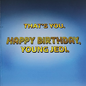 Hallmark Star Wars Birthday Card (Happy Birthday, Young Jedi)