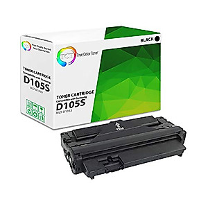 TCT Premium Compatible Toner Cartridge Replacement for Samsung MLT-D105S Black Works with Samsung ML-1910 1911 1915 2525 2545 2525W 2526 Printers (1,500 Pages)